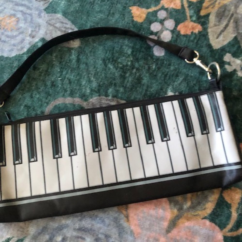 Late 90s/Early 2000s Y2k Keyboard Piano Handbag Purse - Gem